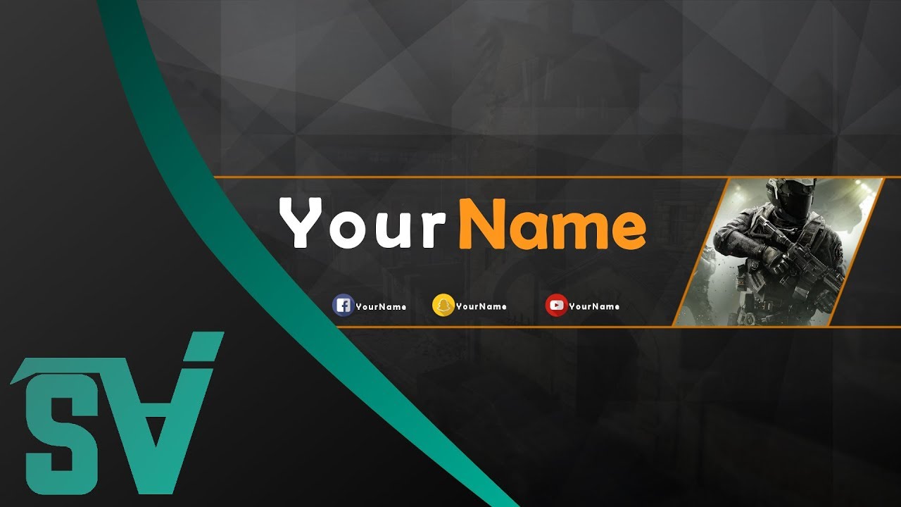 Speed Art Banner Youtube from call of duty gimp 2.8 - YouTube