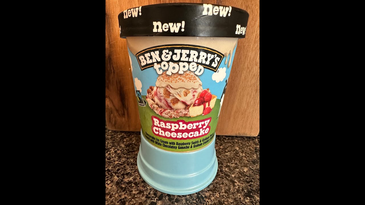 The Snack Break Ep 137: Ben & Jerry's Topped Raspberry Cheesecake - YouTube