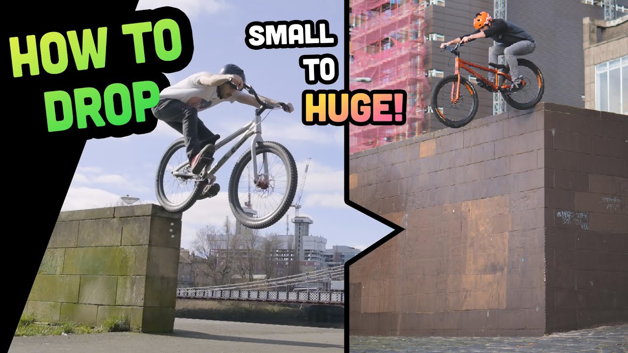 How To Do Massive Drops! Beginner to Advanced Street Trials Techniques ...