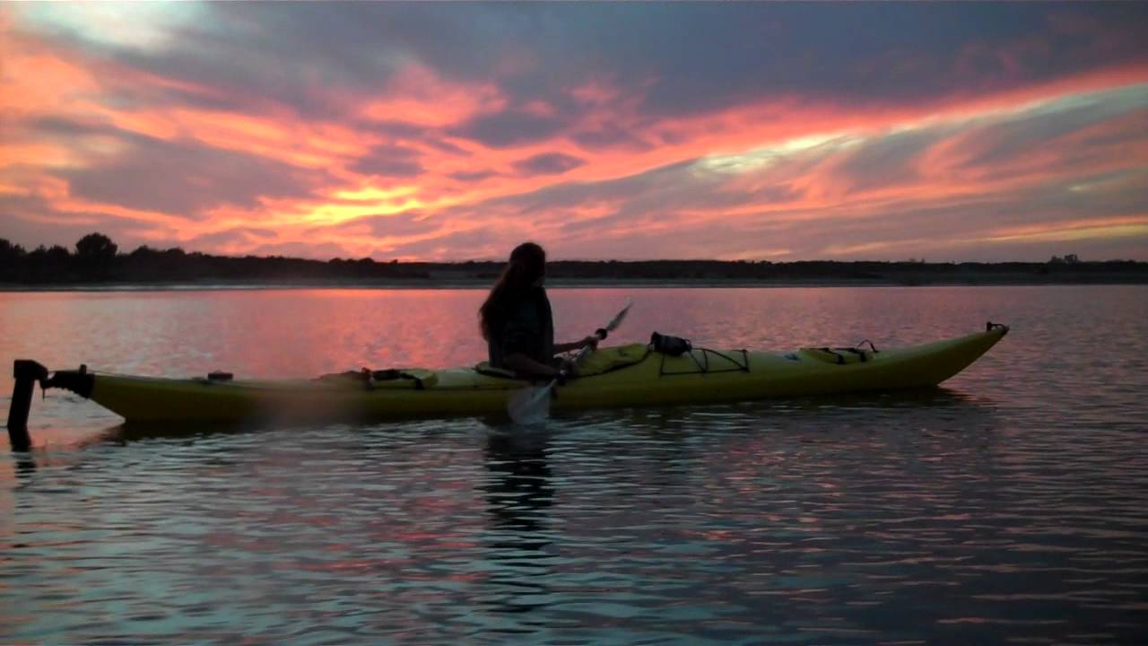 Kayak at Sunset - YouTube