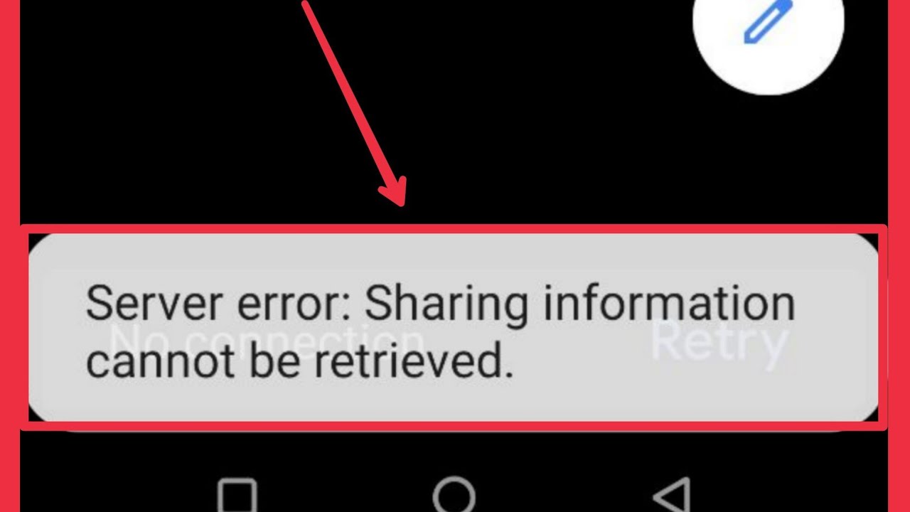 Google Drive Fix Server error: Sharing information cannot be retrieved ...