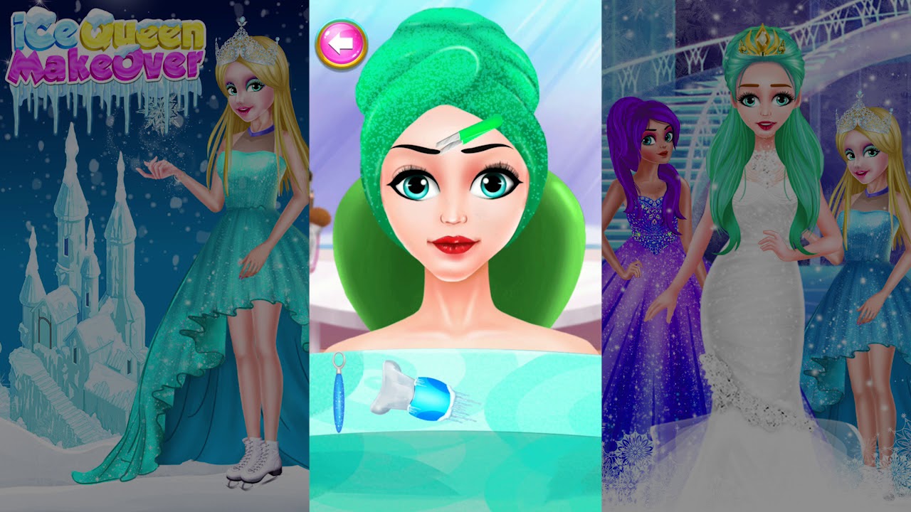 Ice Princess Makeover Salon Fashion Makeup - YouTube