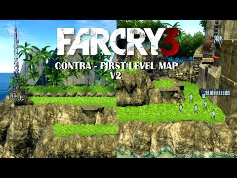Far Cry 3 (PC) - Custom maps - CONTRA First Level v2 map - Gameplay ...