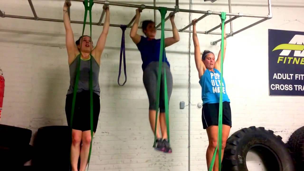 AX Fitness - Bodyweight exercises on monkey bars with bands - YouTube