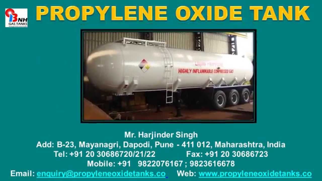 Propylene Oxide Tank - YouTube