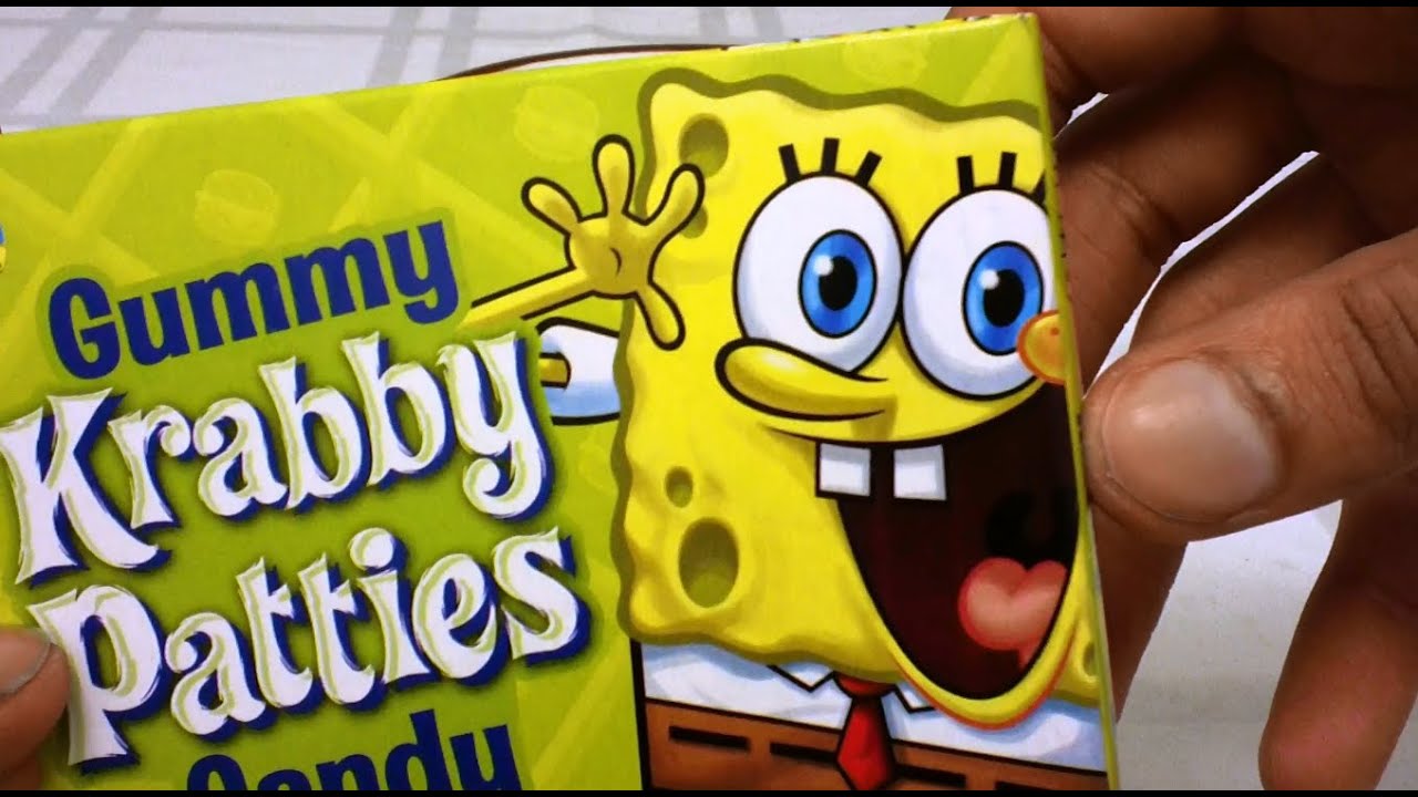 Spongebob Squarepants Candy Unwrapping And Review. [Sir Sebastian ...