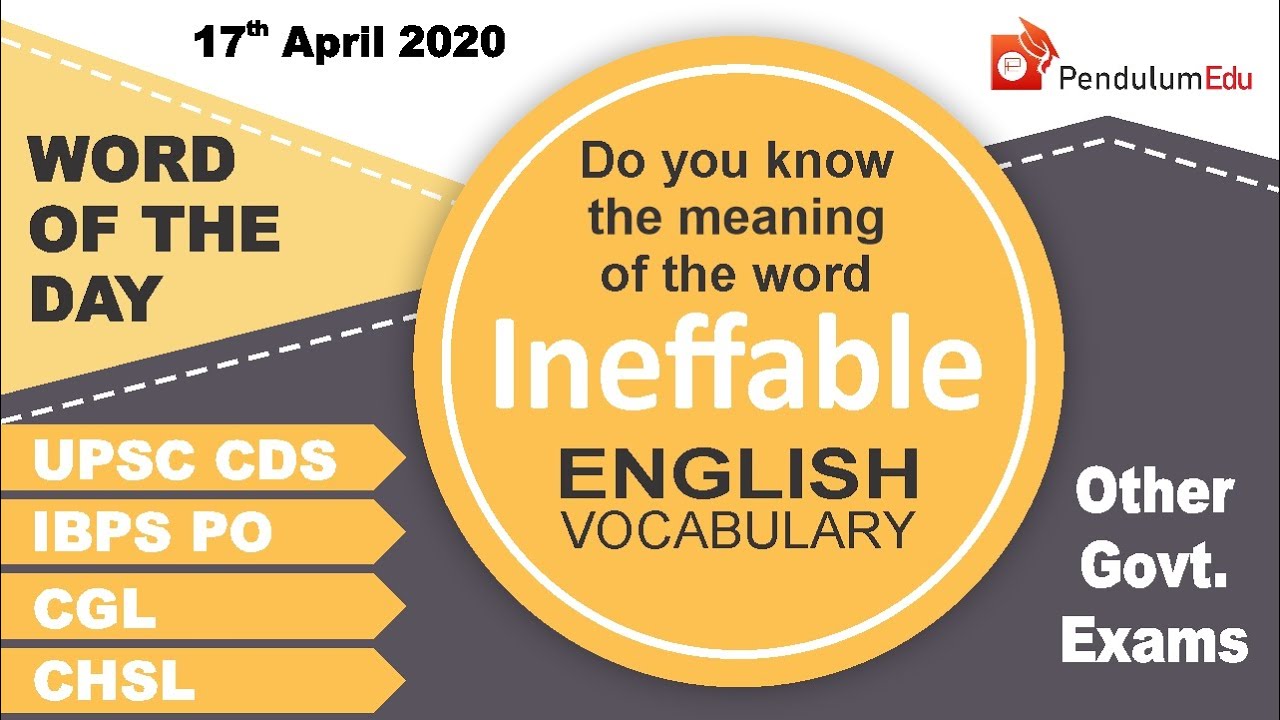 Meaning of Ineffable | Synonyms of Ineffable | Antonyms of Ineffable ...