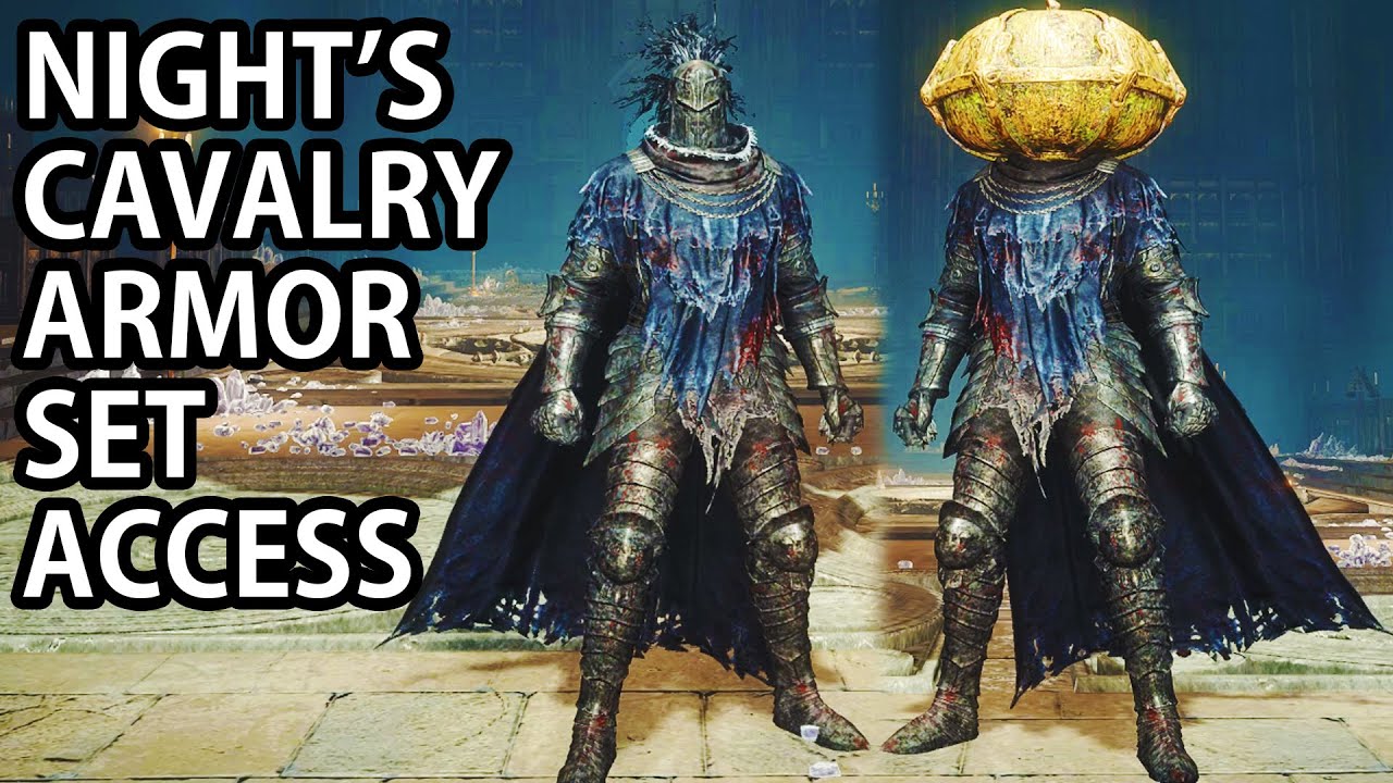 ELDEN RING - NAZGUL ARMOR SET ACCESS LOCATION FROM DUO NIGHTS CAVALRY ...