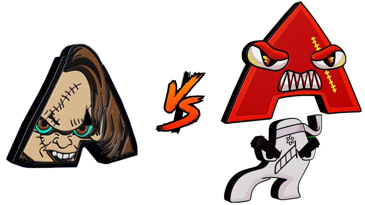 Alphabet Lore (A-Z) Monsters vs other versions - YouTube