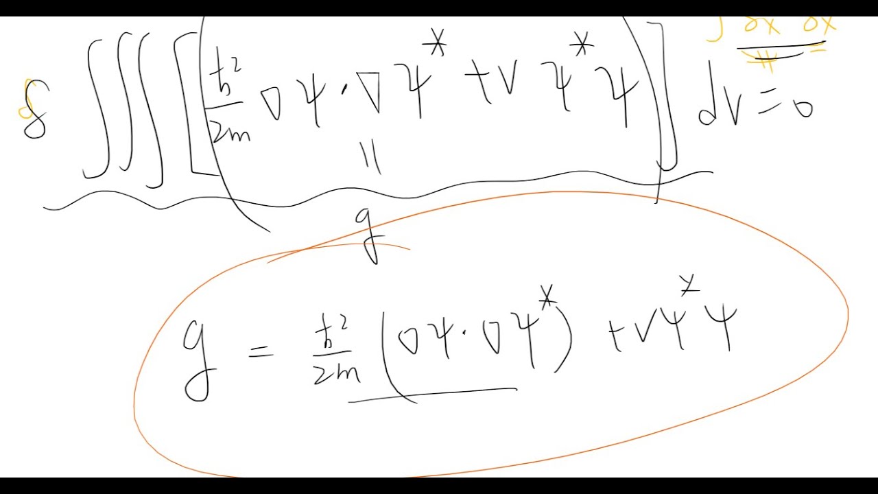 How to use Variational principle to Schrodinger Equation - YouTube