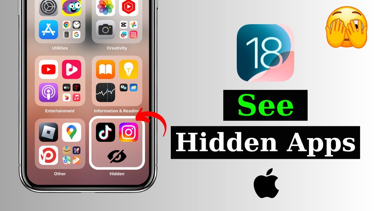 How To See Hidden Apps on iPhone iOS 18 | Show Hidden iPhone Apps - YouTube