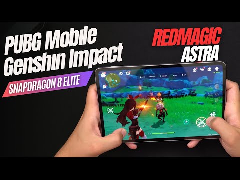 REDMAGIC Astra Gaming Tablet PUBG Mobile ve Genshin Impact Oyun Testi | Snapdragon 8 Elite