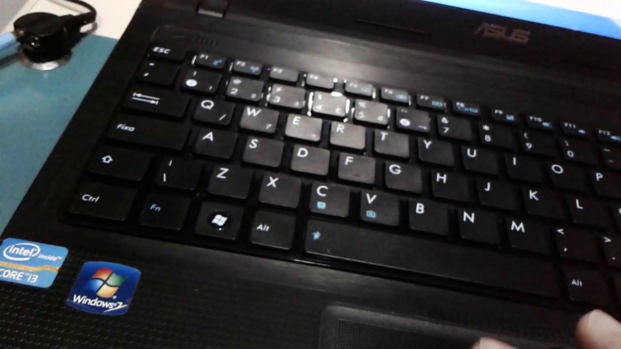 Troca do teclado Note Asus X54C - YouTube