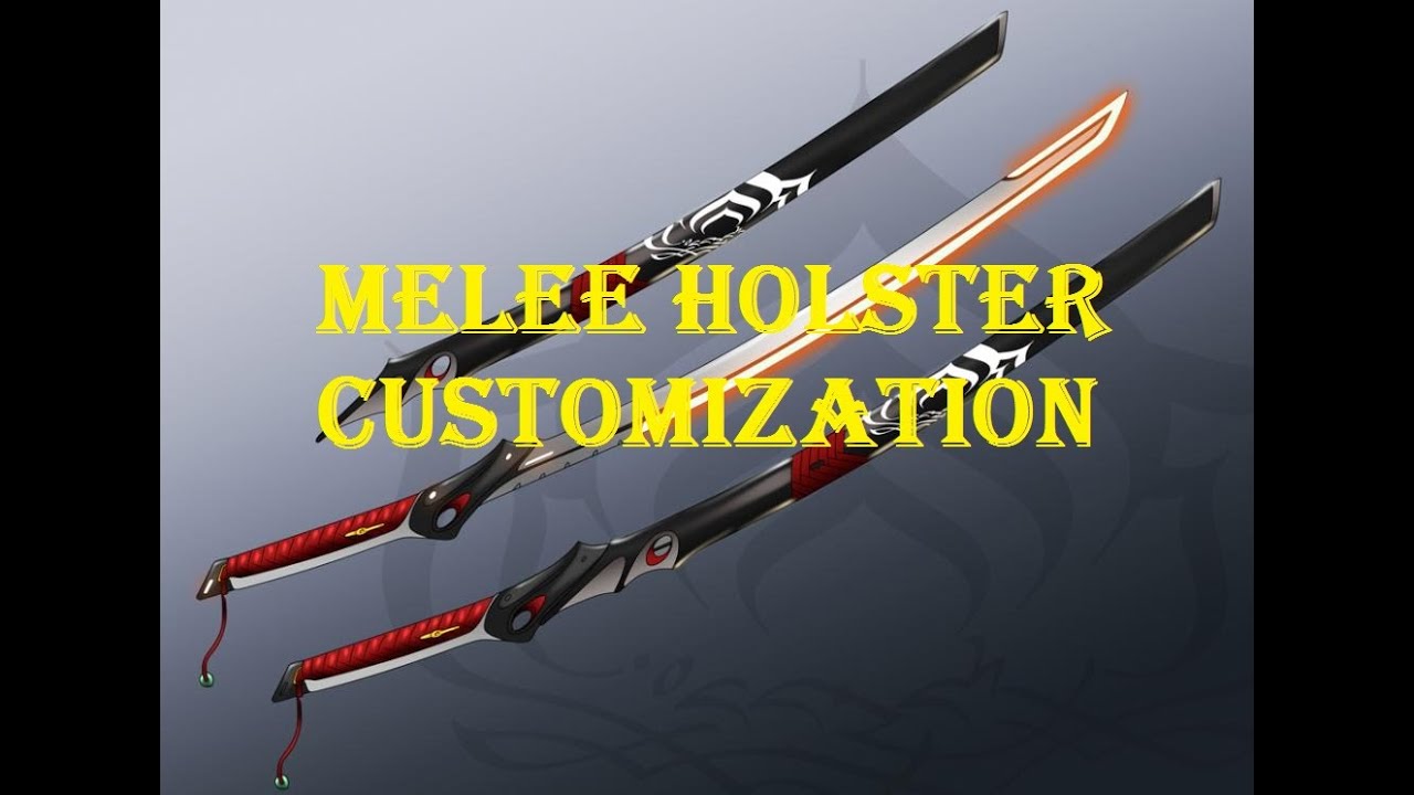 Warframe: Melee Holster Customization - YouTube