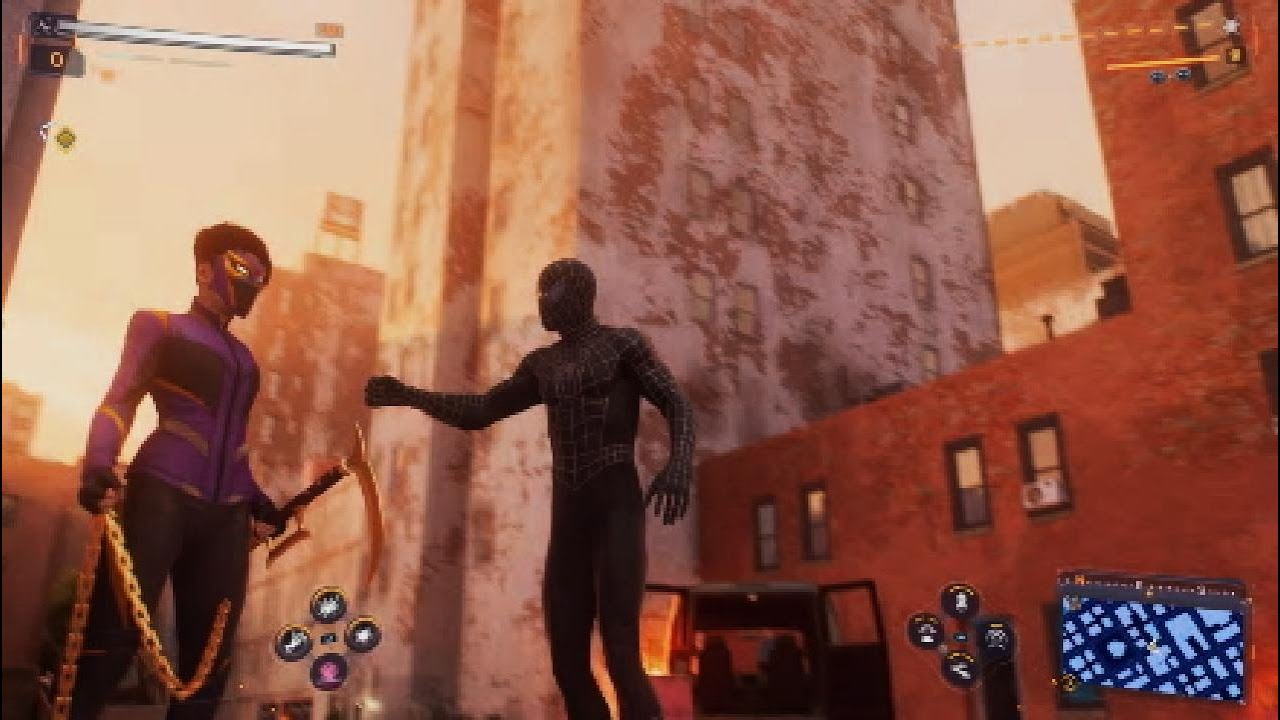 Spider -Man 2 Miles and Peter meet Wraith - YouTube