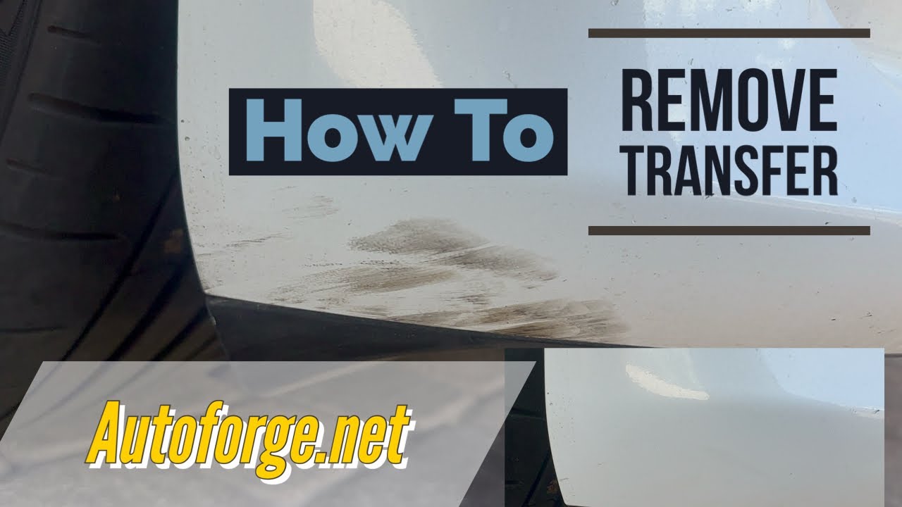 How To Remove Different Transfers On Your Paint/ Car Washing/ Auto ...