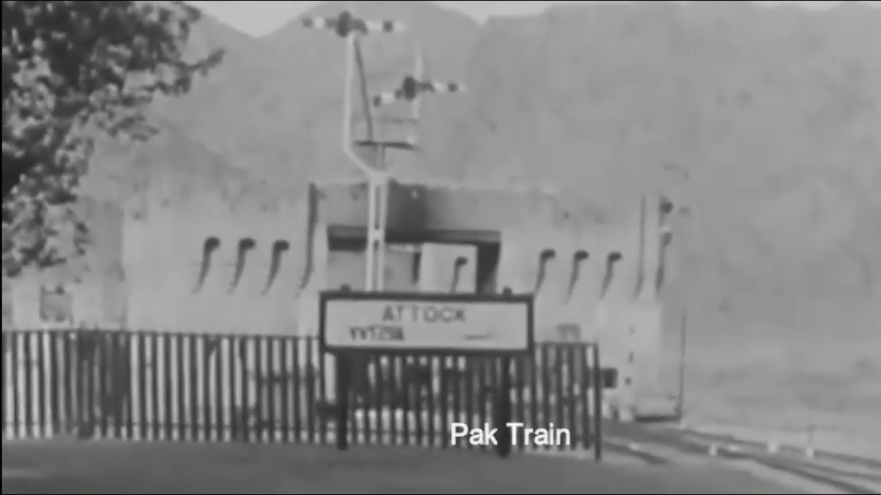 1930 Train Crossing Attock-Kherabad Bridge: Rare Footage of British-Era ...