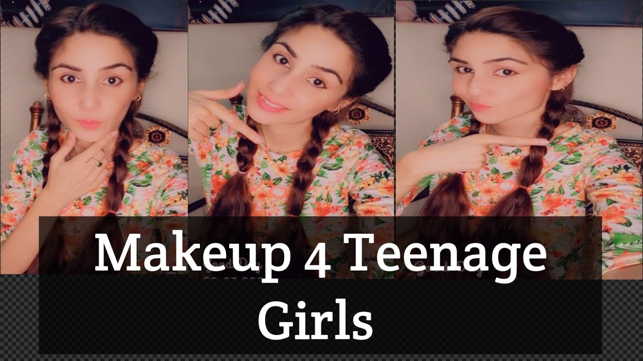 Makeup tutorial || for teenage school Girls || simple & easy makeup ...