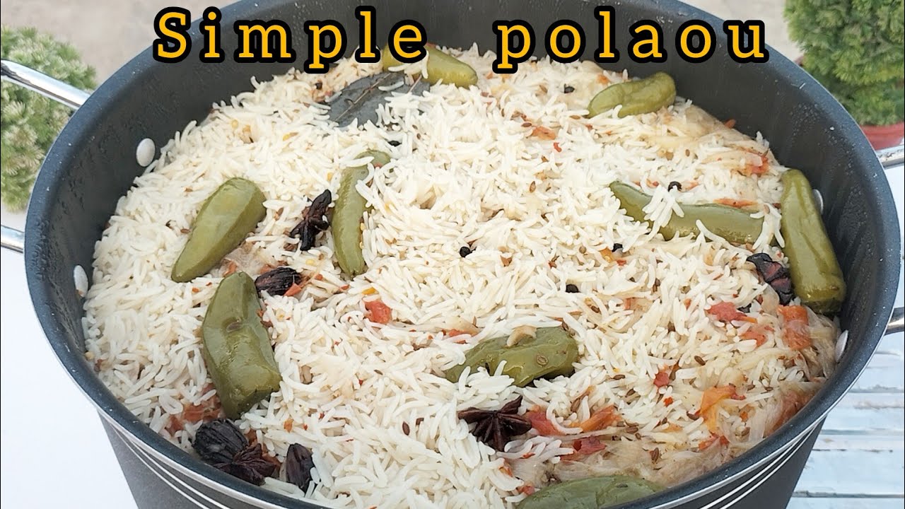 simple polau ••|| quick and easy cooking simple polau ••|| pak village ...