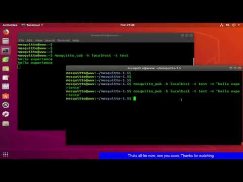 2 Ways To install Mosquitto MQTT Server On Ubuntu 18 04 LTS - YouTube