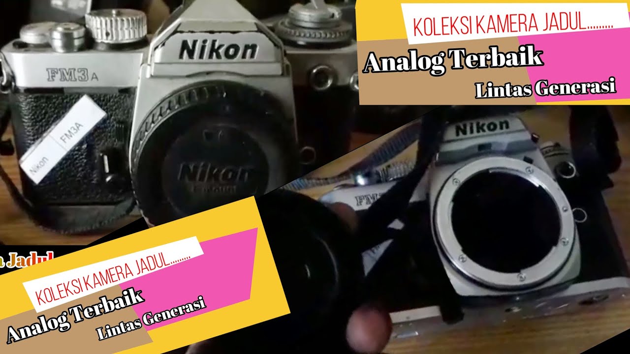 Kamera Jadul Nikon - Koleksi Analog Kamera dan Handycam - YouTube