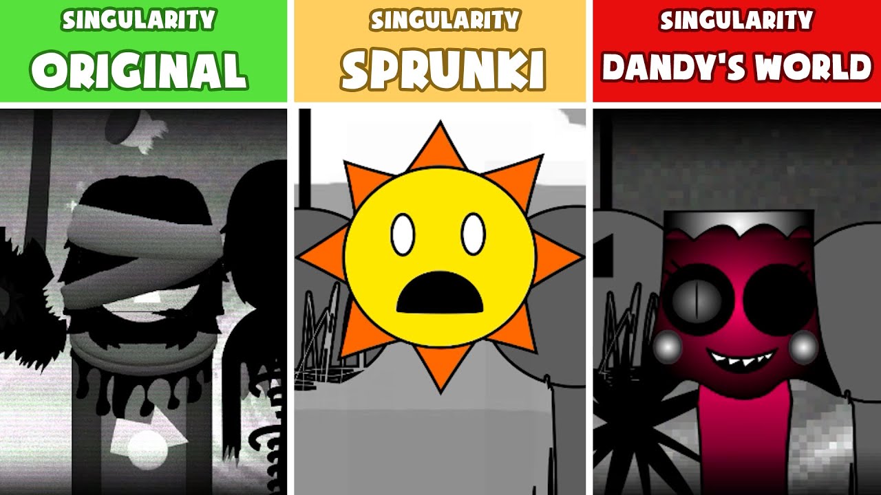 Incredibox : Singularity Original Vs. Sprunkilarity Vs. Dandilarity |Special Version!!(NEW MOD ...