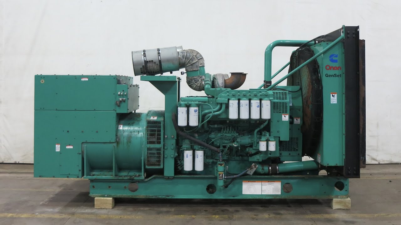 Cummins DFHC 900 kW diesel generator QST30-G3 engine, 2026 Hrs, Yr 2000 ...