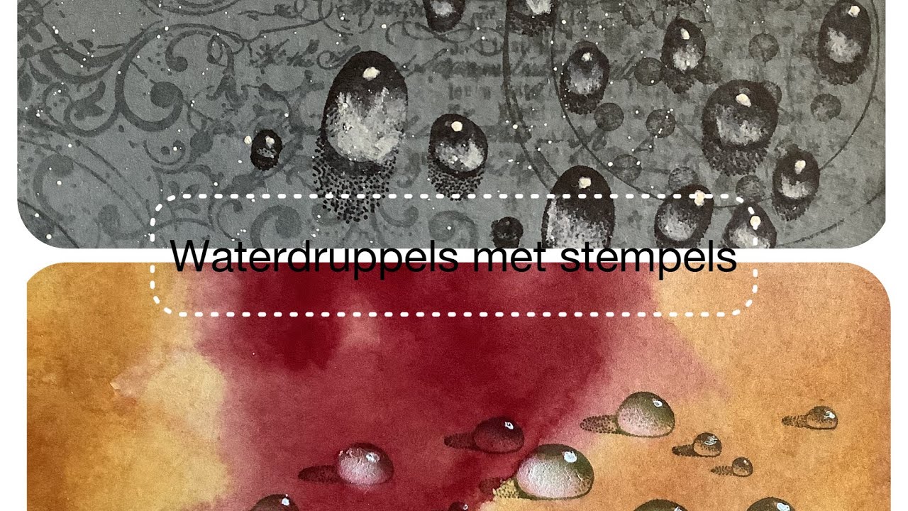 Waterdruppels op je kaart - YouTube
