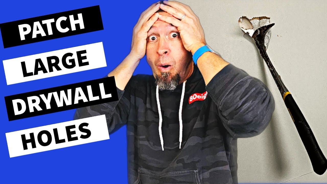 Drywall Repair - California Patch’s Make Large Holes a Cinch! - YouTube