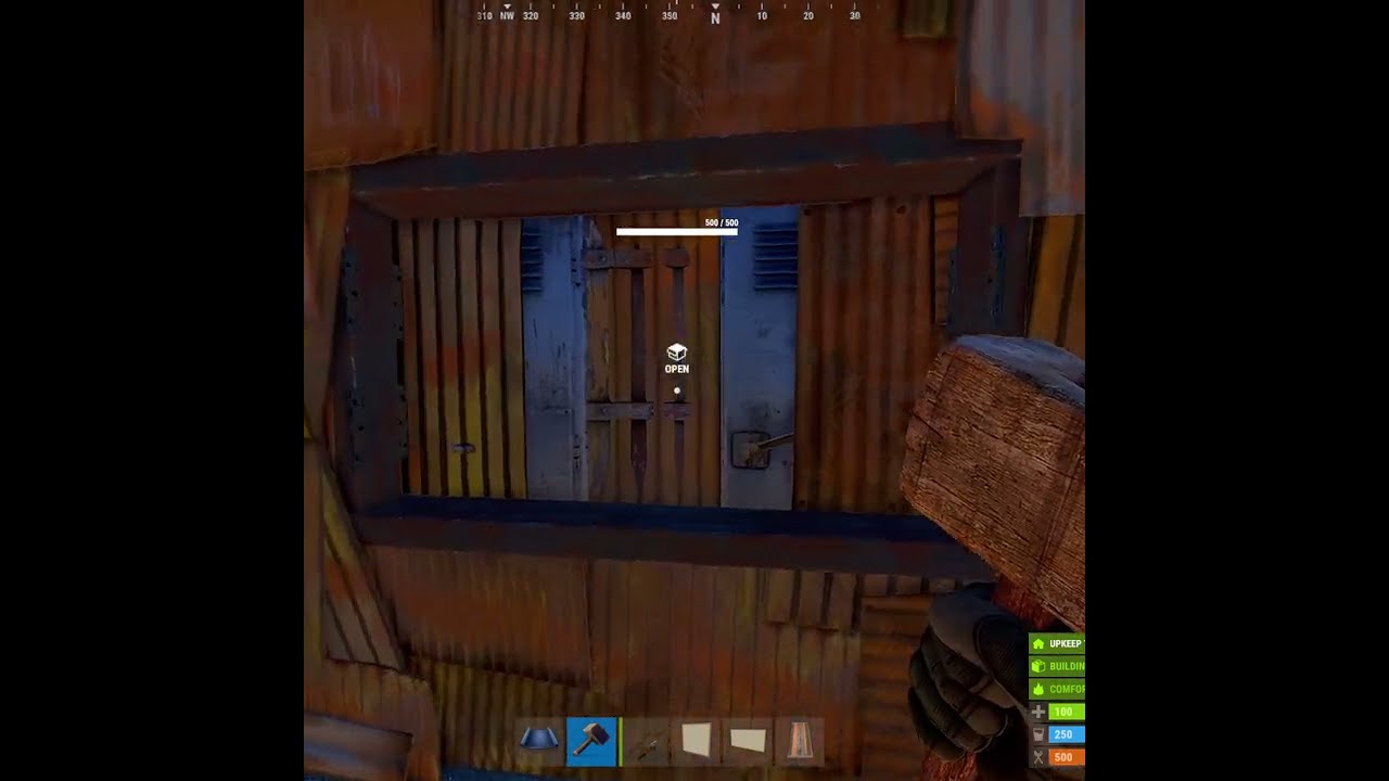 Secret Hidden Entrance to Loot Room in Rust - YouTube