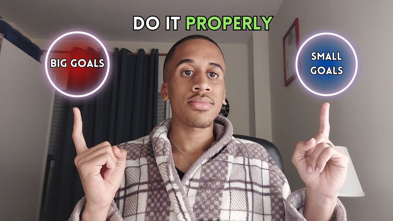 How to set goals properly - YouTube