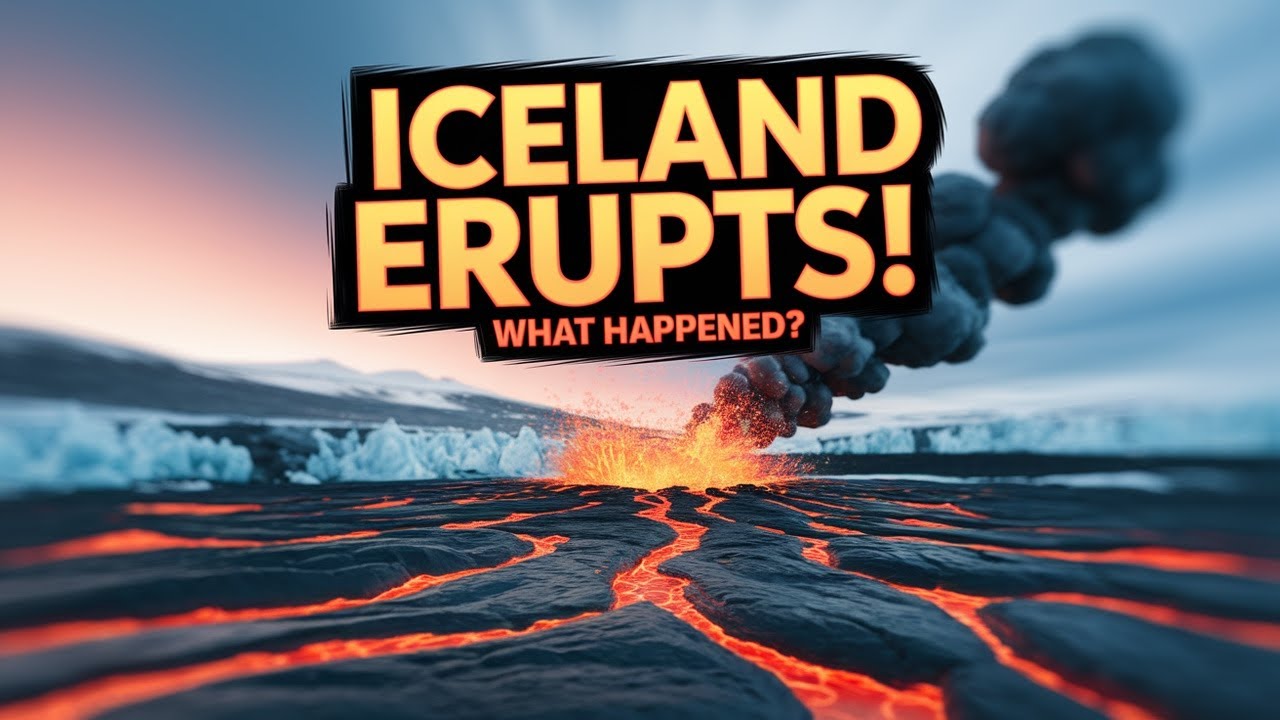 Iceland's Fiery Volcano Eruption Explained for Kids! 🌋🔥 - YouTube
