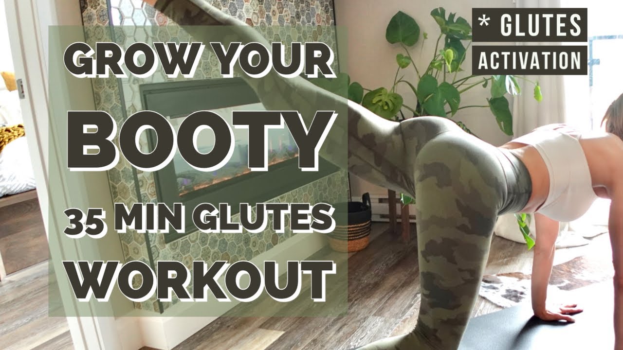 Grow Your Booty Glutes Workout With Dumbbells At Home Youtube