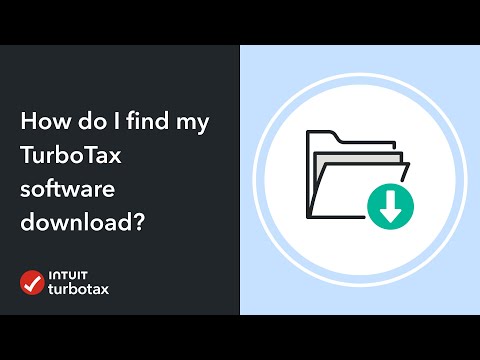 How do I find my TurboTax software download? - TurboTax Support Video