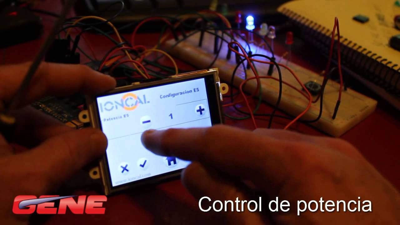 uLCD-32PTU con Arduino MEGA. Representación valores analógicos en vumeter - YouTube