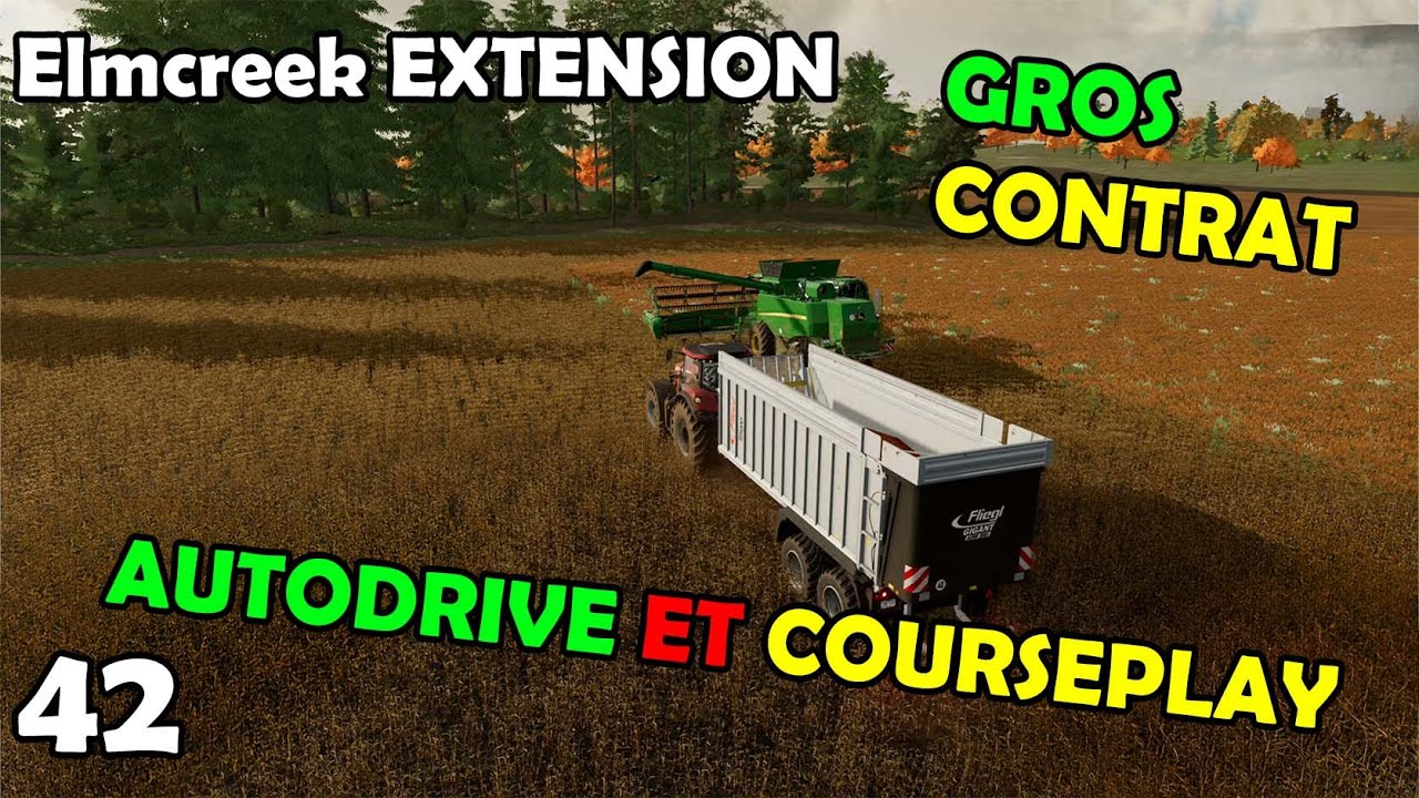 GROS CONTRAT PARTIE 2 | Elmcreek EXTENSION - FS22 | Épisode 42 - YouTube