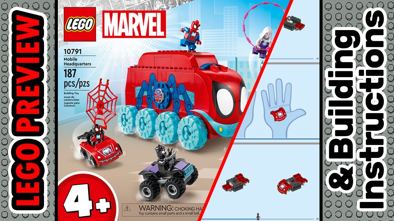 PREVIEW: 10791, LEGO MARVEL Spider-Man, Team Spidey's Mobile ...