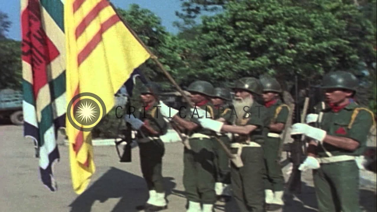 The ARVN soldiers outside a citadel in Vietnam. HD Stock Footage - YouTube