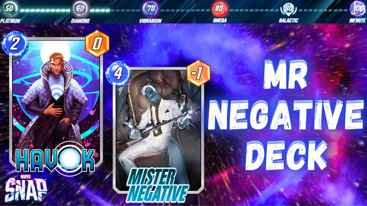 Best Mr Negative Deck Gameplay Marvel Snap - YouTube