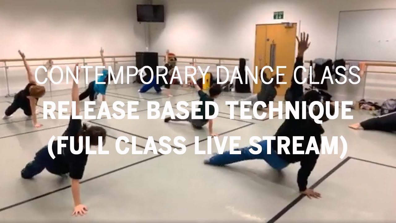 Contemporary Dance Class | Release Based Technique (full class live ...