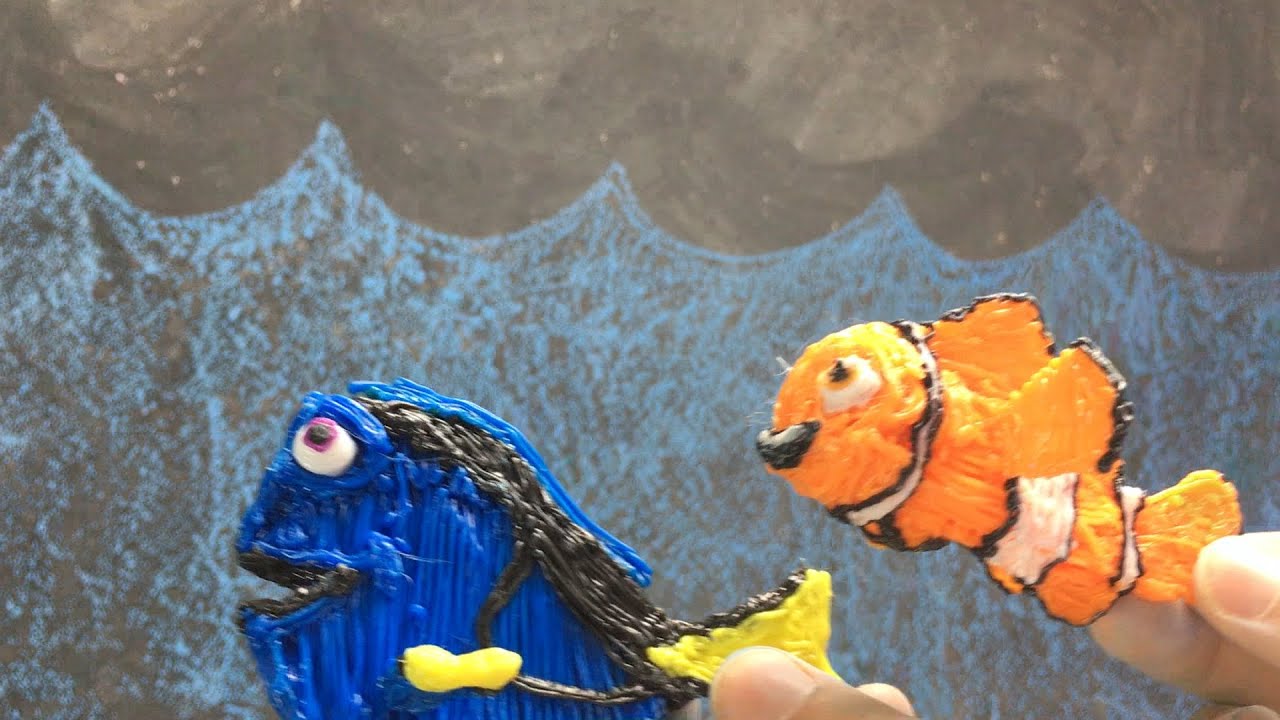 Finding Dory & Nemo! 3D Pen Art! - YouTube