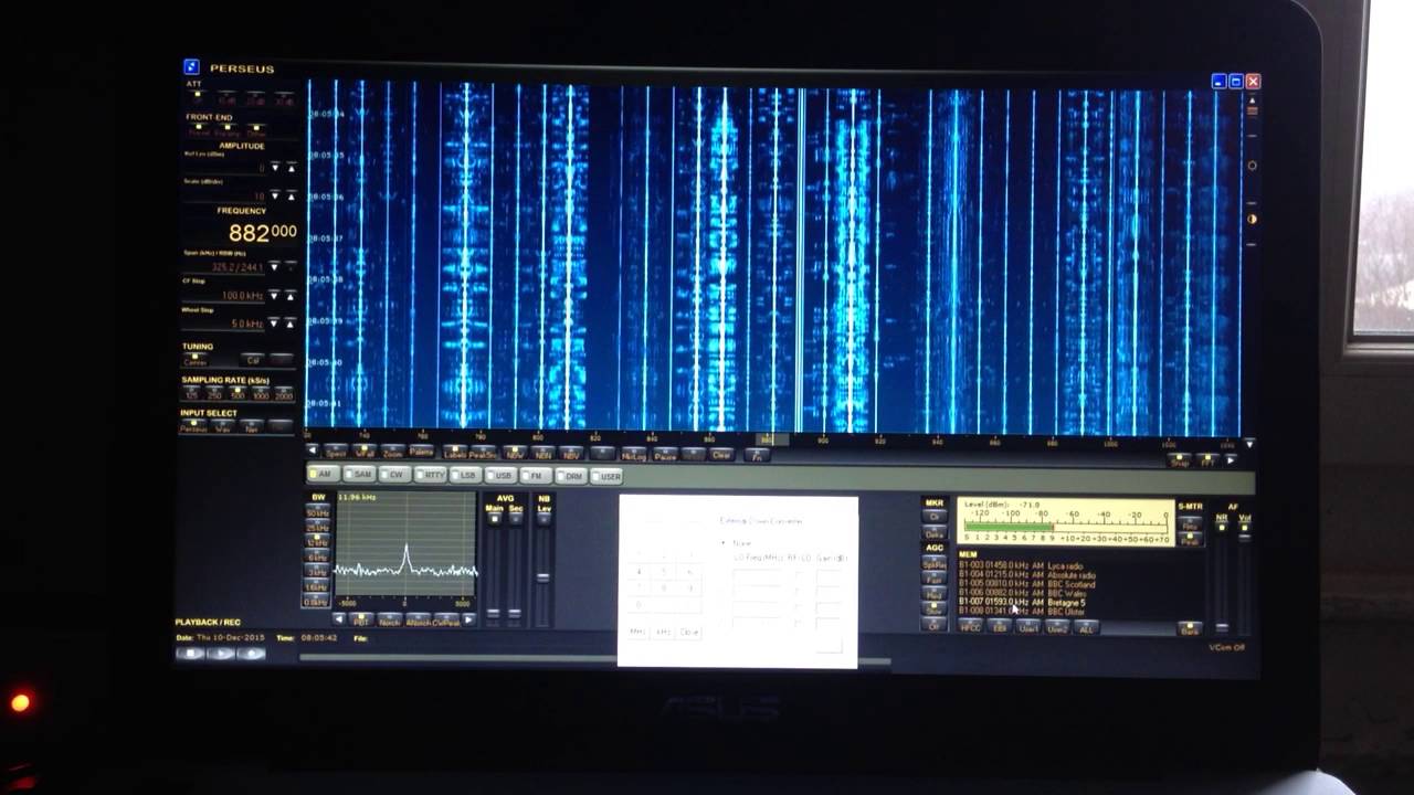 Testing the Perseus SDR on MW (continued) - YouTube