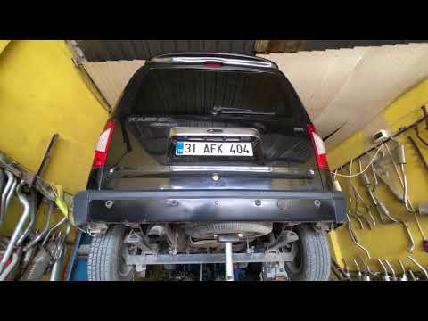 Ford connect glx Downpipe + krom düz boru + aemvarex uygulaması