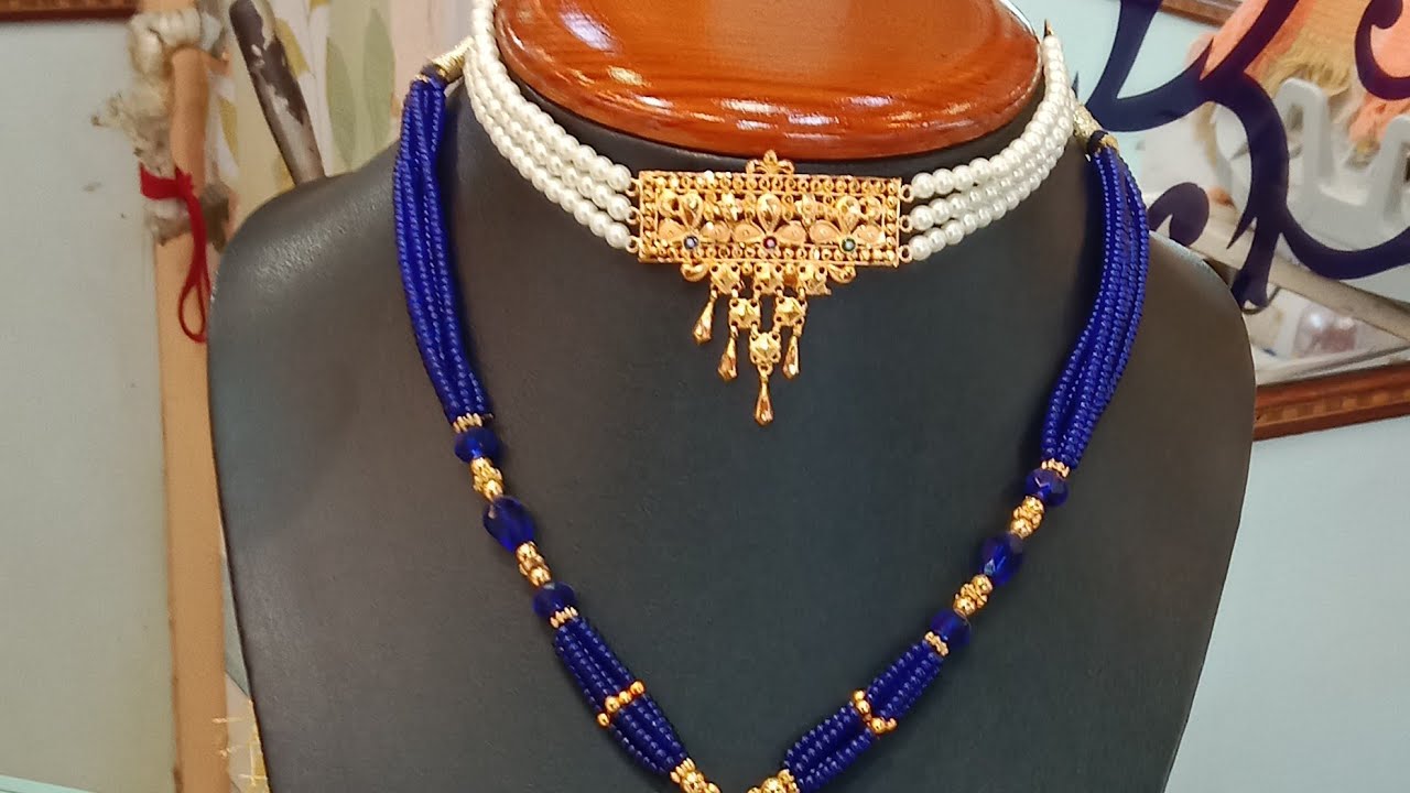 Light Weight Gold Pearl Lohori Har Collection| Light Weight Gold Pearl ...