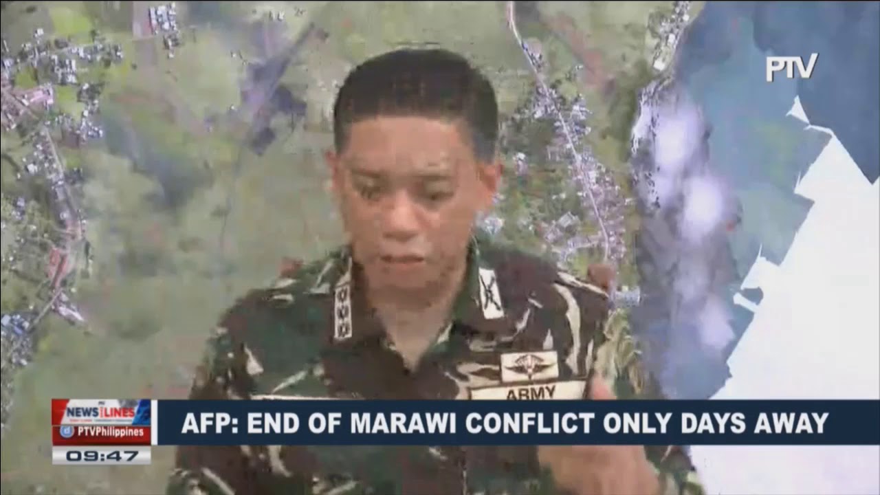 AFP: End of Marawi conflict only days away - YouTube