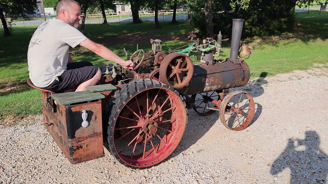 Case Replica Mini Steam Tractor - YouTube