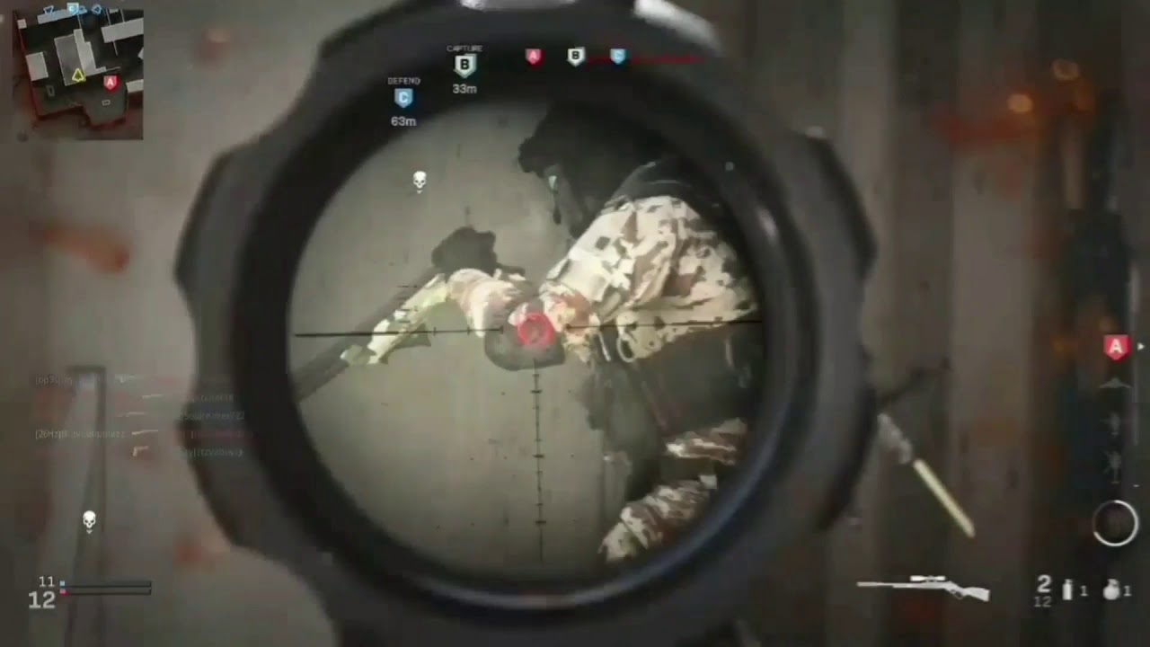 Quick Scoping Montage COD Modern Warfare - YouTube