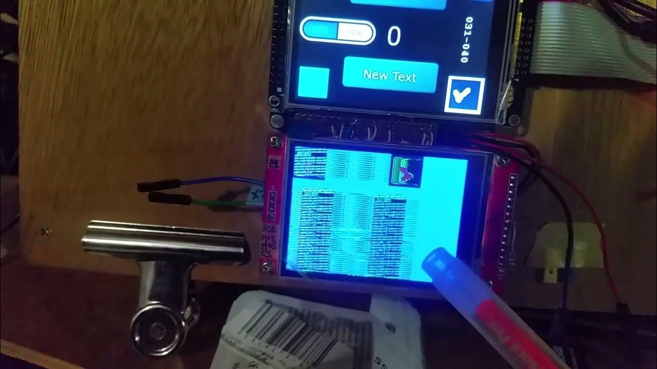 TouchGFX LCD(SPI)にも同時表示準備(20230111230744) - YouTube