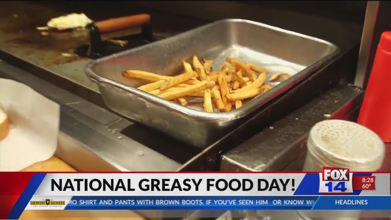 National Greasy Food Day! - YouTube