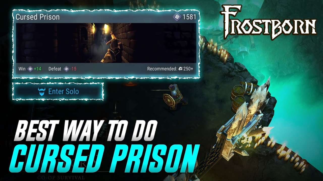 Best way to do Cursed Prison portal in Frostborn! - YouTube